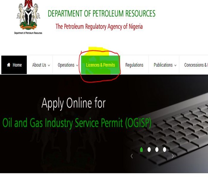 DPR Permit Online Application Steps - Aziza Nigeria