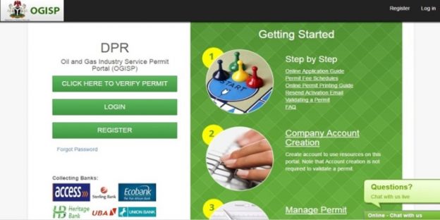 DPR Permit Online Application Steps - Aziza Nigeria