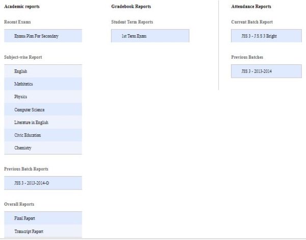 School Result Management Software or System - Aziza Nigeria